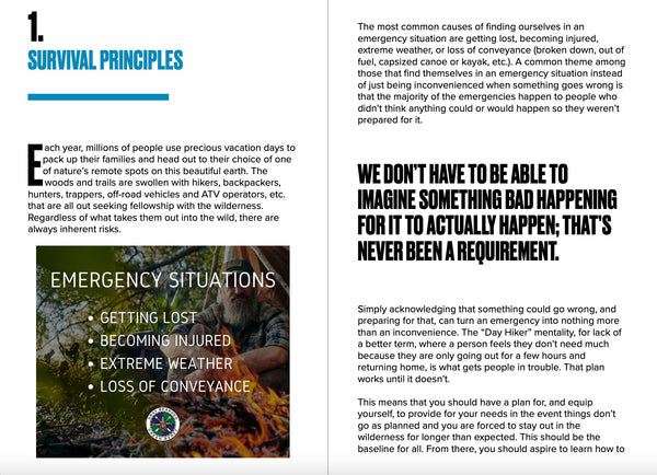 Wilderness Survival PDF Guide Part 2 | Principles of Survival – Gray ...